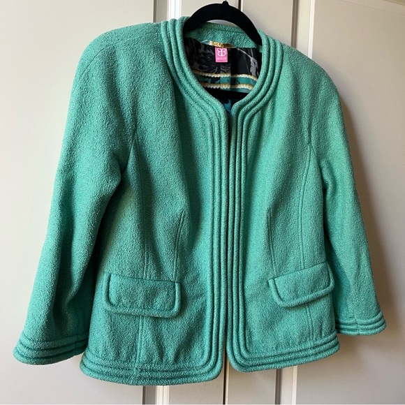 Basler | Jackets & Coats | Like New Basler Green Blazer Jacket Size 38 ...